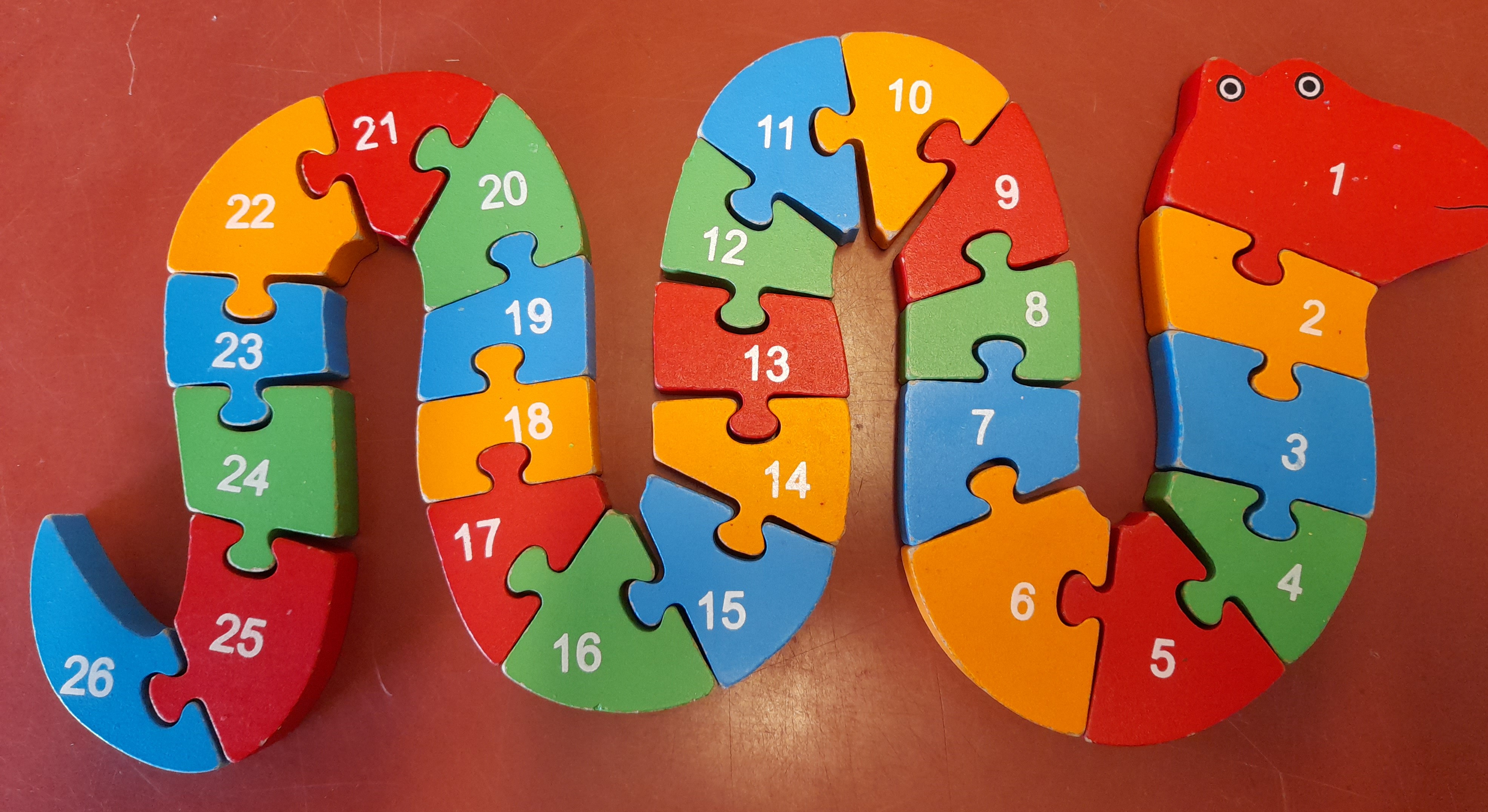 Alphabet, Number snake