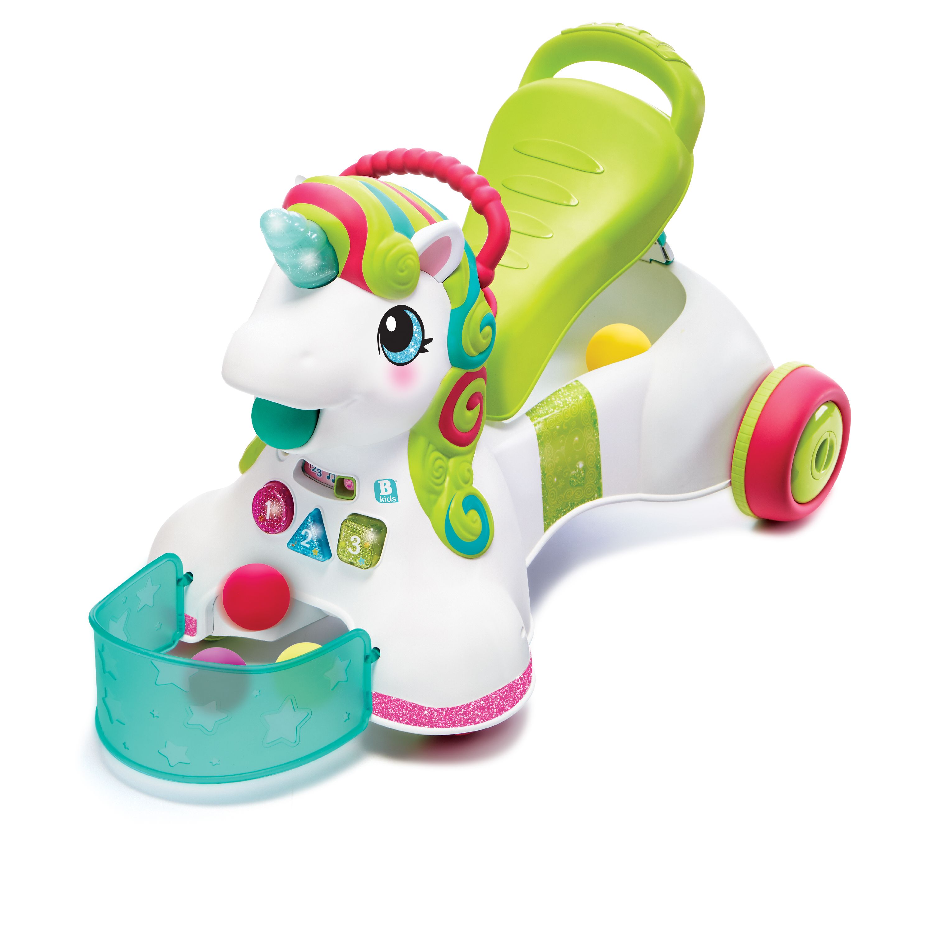 3-in-1 (Sit, Walk & Ride) Unicorn