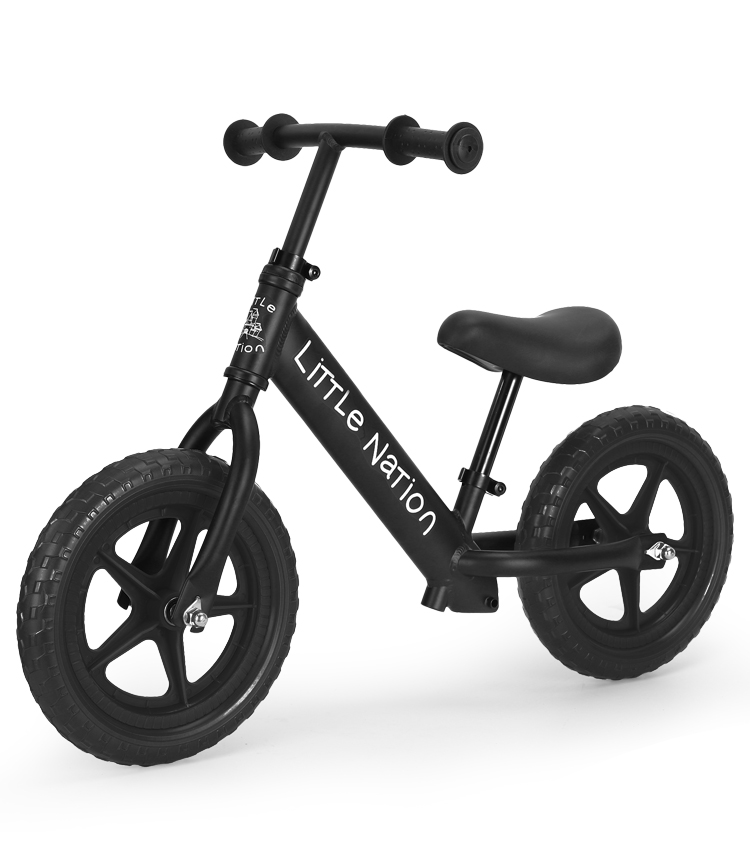 Black balance bike